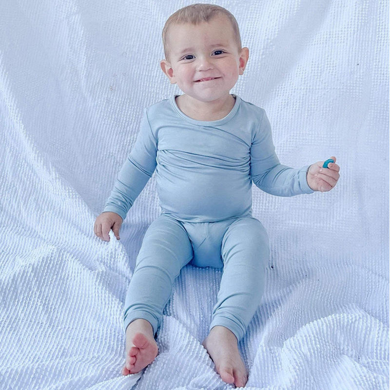 Custom Logo Bamboo Toddler Pajamas - Kabeier
